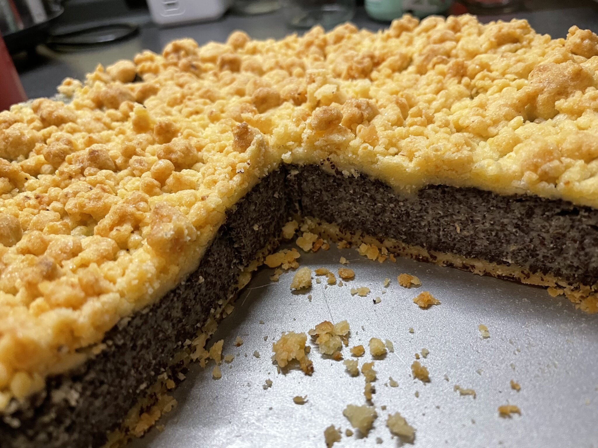 Mohnkuchen mit Streusel | Köstliche Reisen